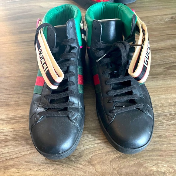 Gucci | Shoes | Gucci Ace High Stop Shoes | Poshmark